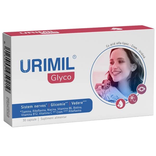 Supliment alimentar Urimil Glyco, 30 capsule, NATURPHARMA