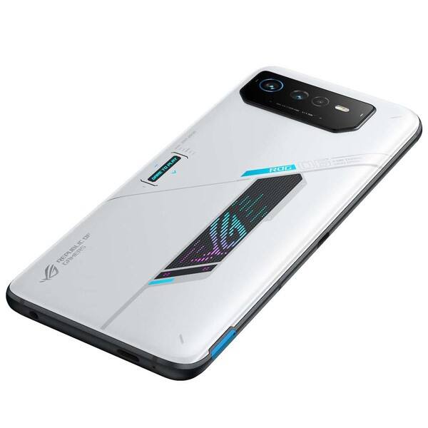 Telefon ASUS ROG Phone 6 5G, 256GB, 12GB RAM, Dual SIM, Storm White